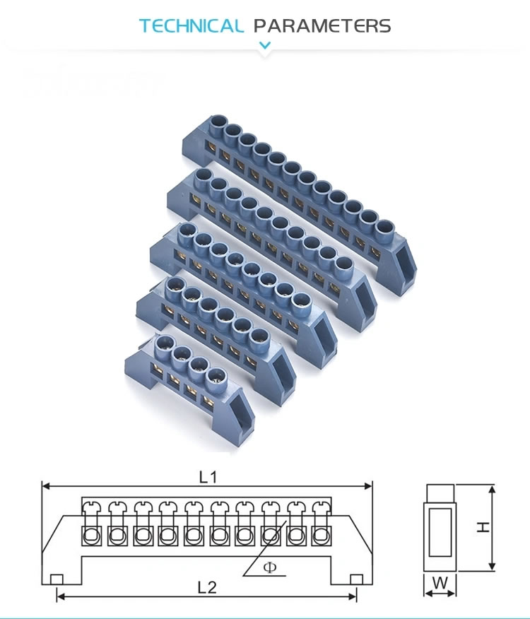 China Neutral Link Terminal Block Screw Type Bus Bar Manufacturers ...