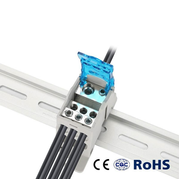 Ukk 160A Screw Wire Distribution Power Terminal Block Rail Mounted Manufacturers & Suppliers ...